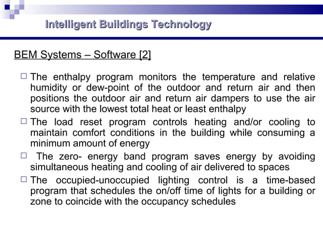 Intelligent building system | PPT | Power and Energy Industry | Industries