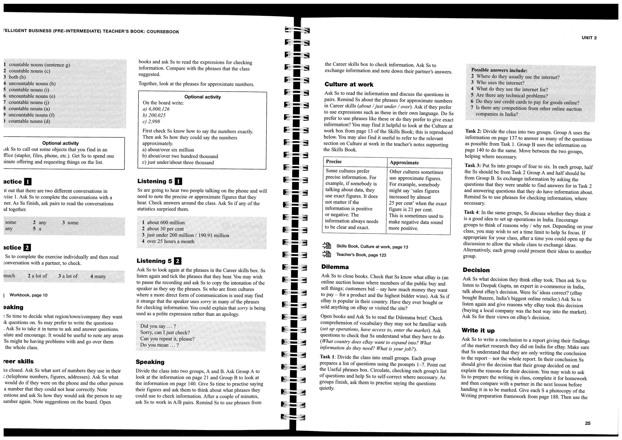 Intelligent business pre-intermediate teacher's book | PDF