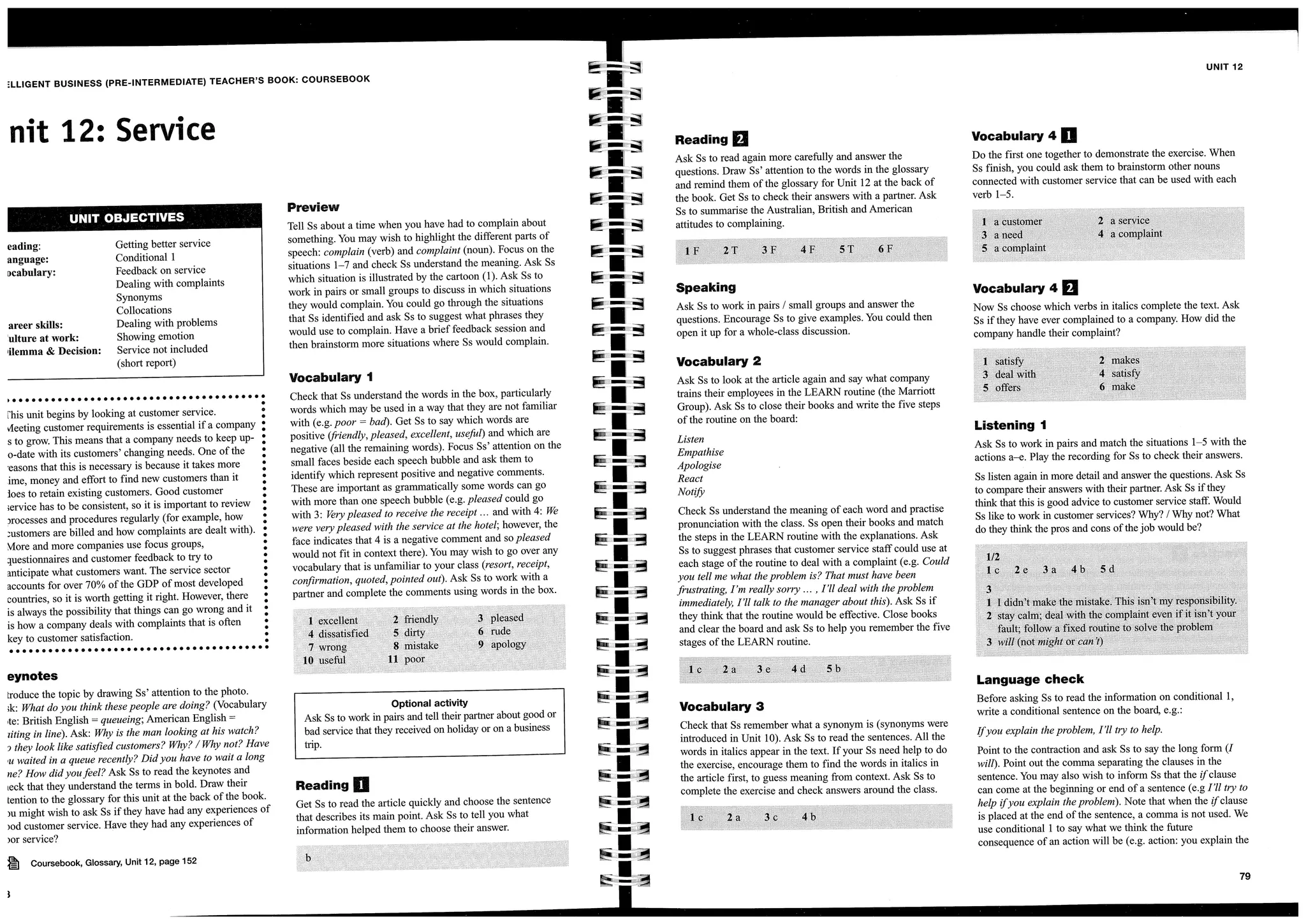 Intelligent business pre-intermediate teacher's book | PDF