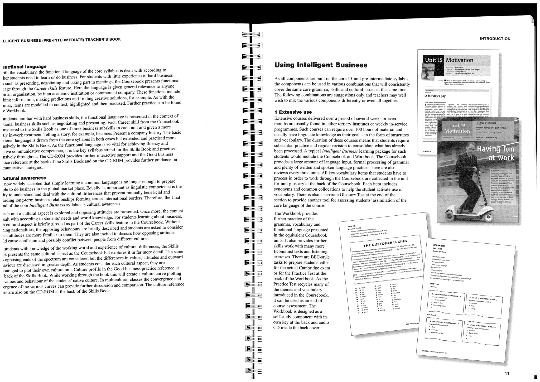 Intelligent business pre-intermediate teacher's book | PDF