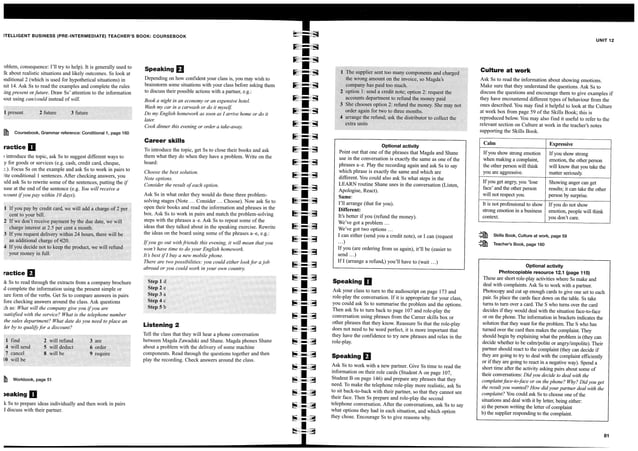 Intelligent business pre-intermediate teacher's book | PDF