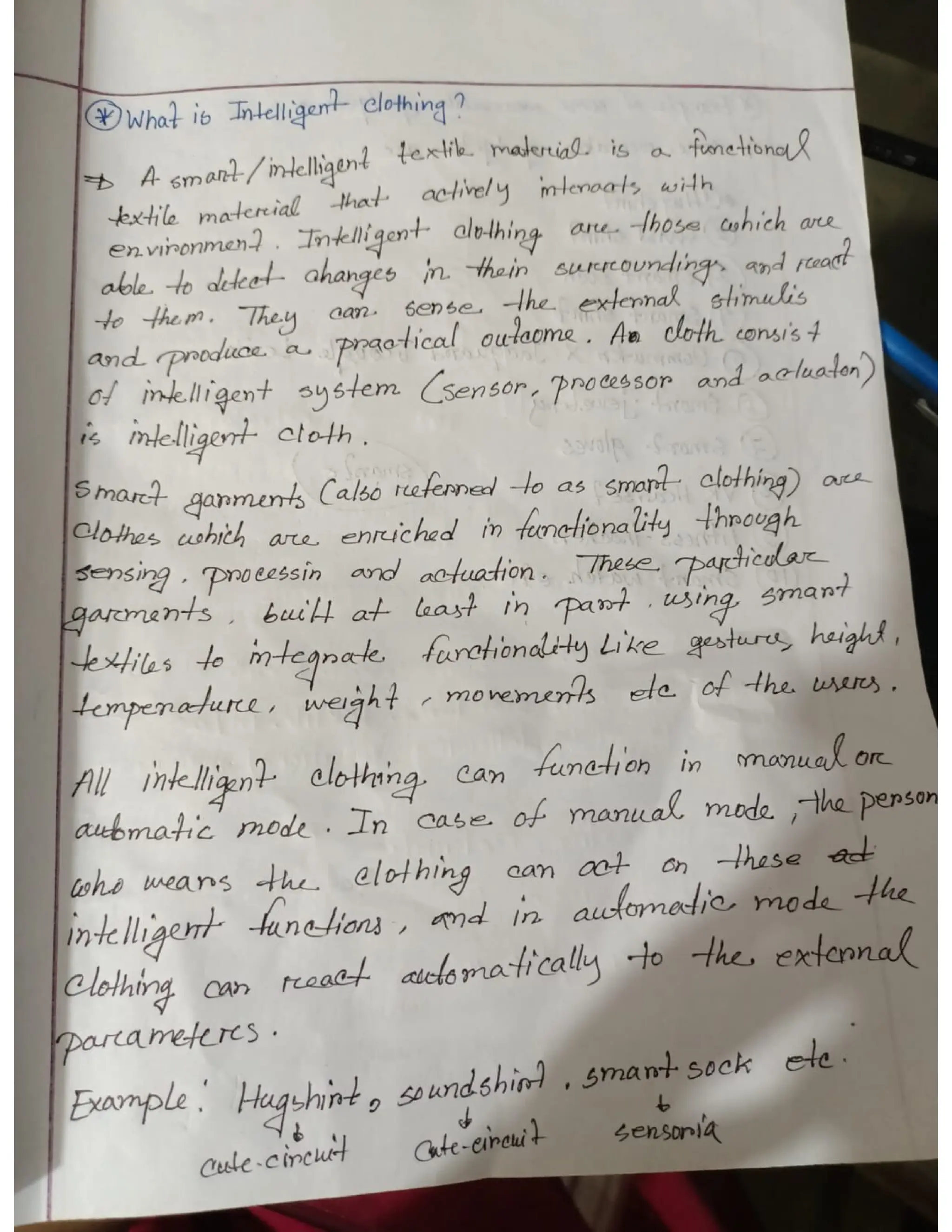 Intelligent clothing and wearable gadgets.pdf