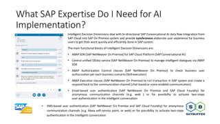 SAP certified Add-on of Intelligent Decision Dimensions powered by SAP Conversational AI ...