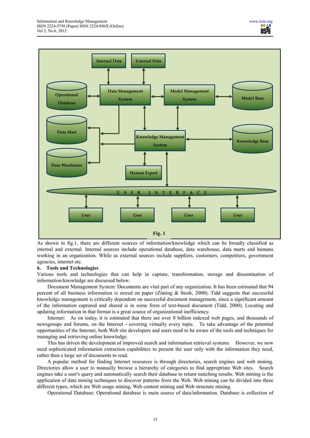 Intelligent decision support systems a framework | PDF Intelligent decision support systems a framework | PDF