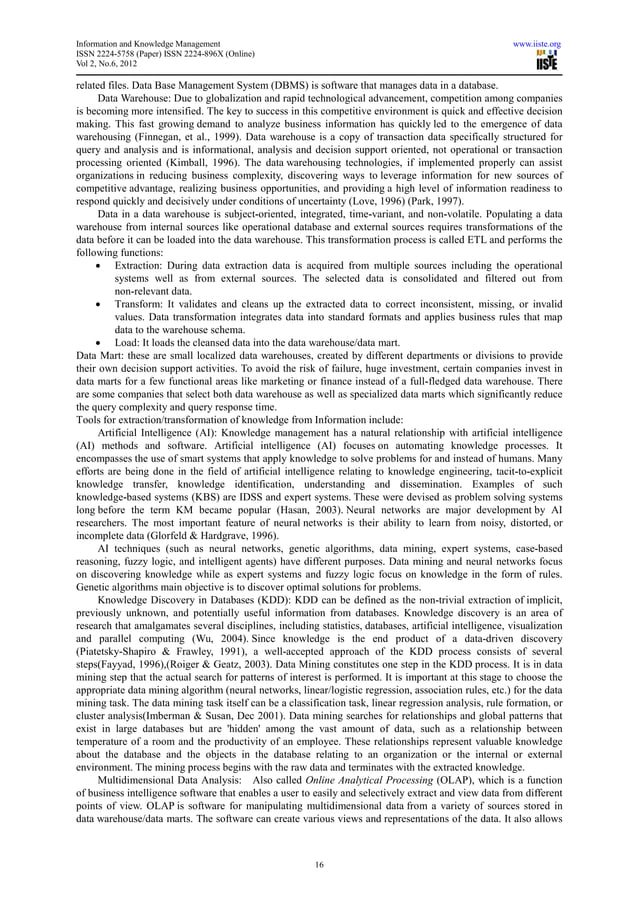 Intelligent decision support systems a framework | PDF Intelligent decision support systems a framework | PDF