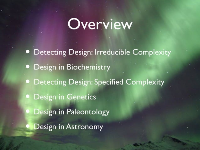 Intelligent Design - The Modern Challenge to Darwinism | PPT