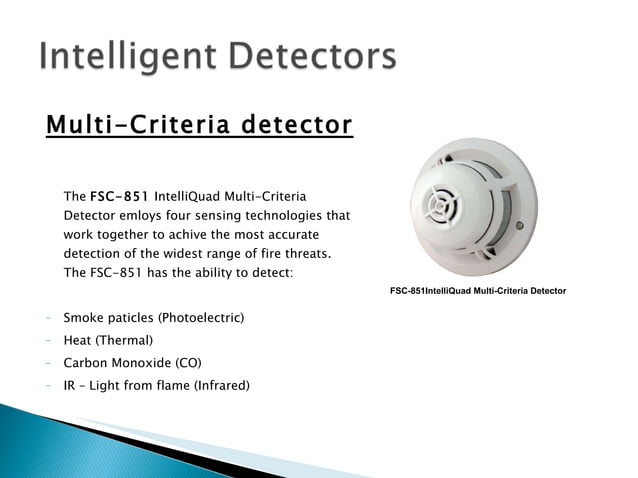Intelligent detectors | PPT | Chemistry | Science