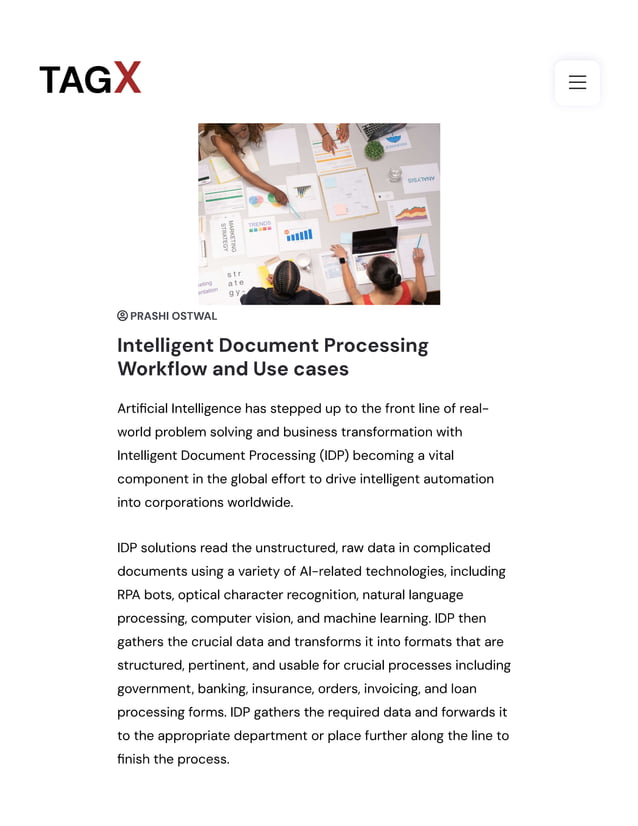 Intelligent Document Processing Workflow and Use cases.pdf