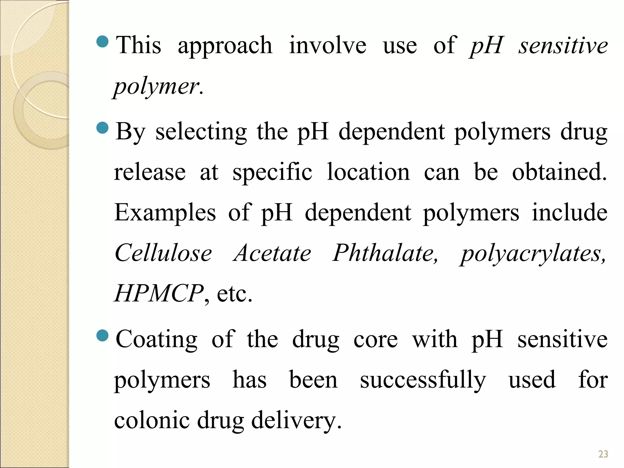 Intelligent drug delivery system | PPT