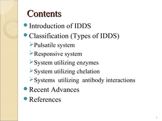 Intelligent drug delivery system | PPT