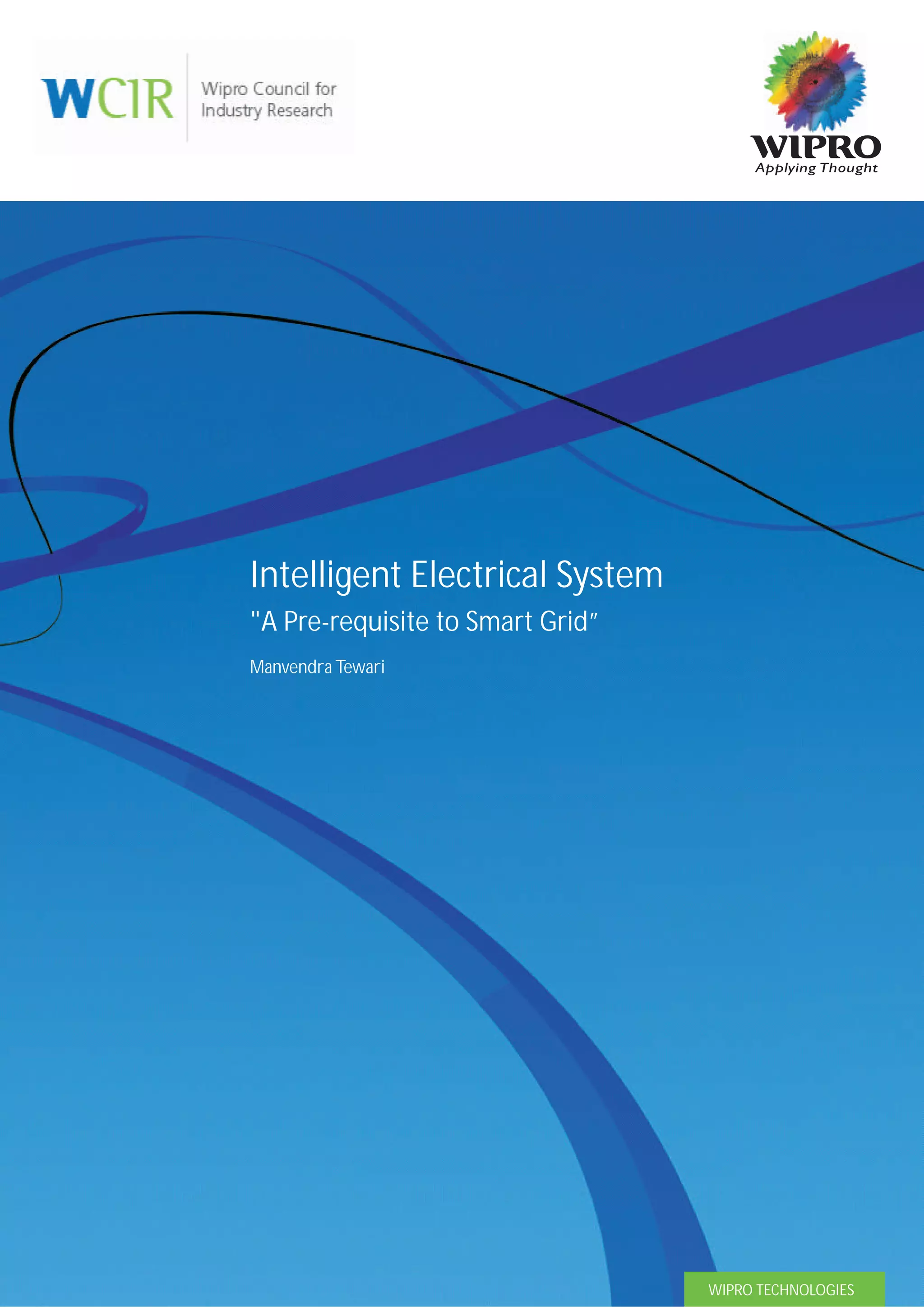 Intelligent electrical system | PDF | Internet of Things | Internet