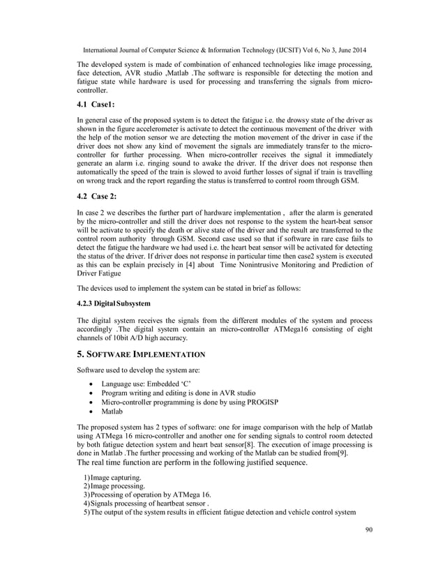 Intelligent Fatigue Detection And Automatic Vehicle Control System Pdf