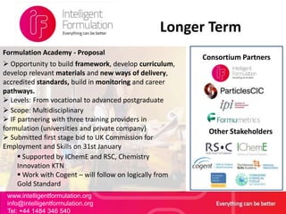 Formulation: Skills and Training - an update | PPTX