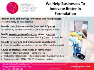 Formulation: Skills and Training - an update | PPTX