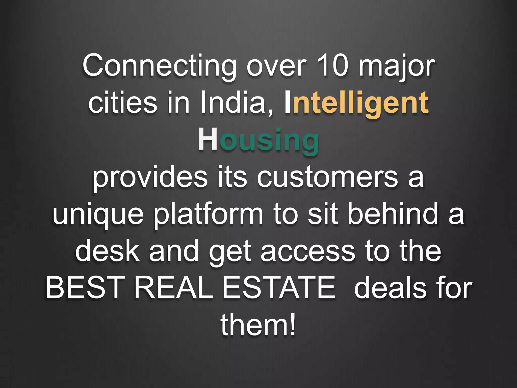 Intelligent housing | PPTX