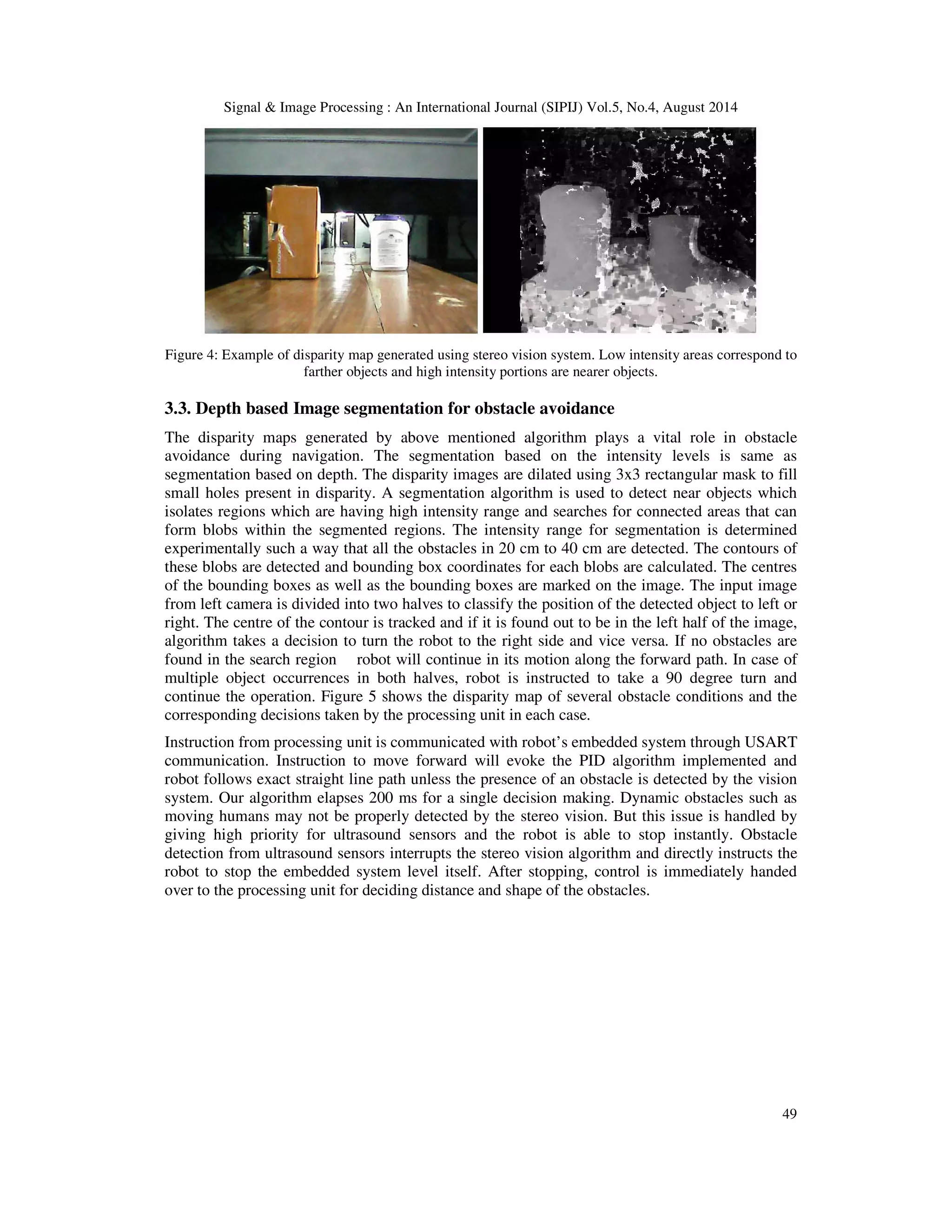 Intelligent indoor mobile robot navigation using stereo vision | PDF