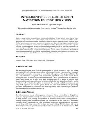 Intelligent indoor mobile robot navigation using stereo vision | PDF