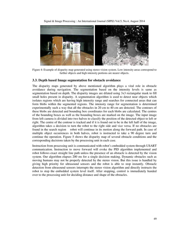 Intelligent indoor mobile robot navigation using stereo vision | PDF