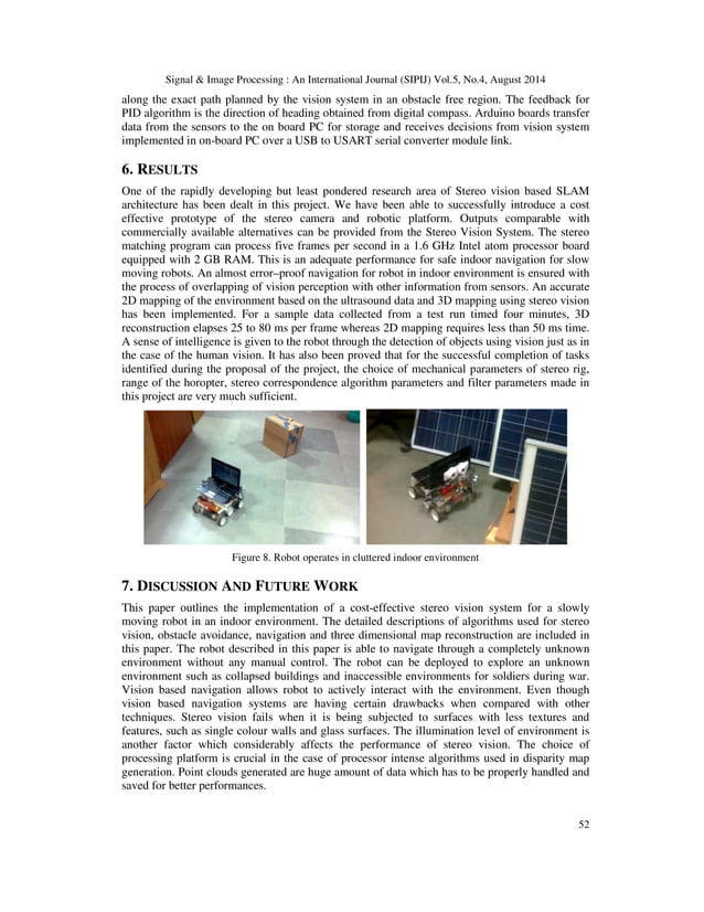 Intelligent indoor mobile robot navigation using stereo vision | PDF
