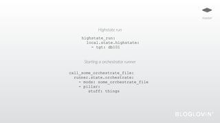 Intelligent infrastructure with SaltStack | PPT