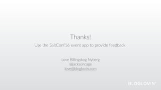 Intelligent infrastructure with SaltStack | PPT
