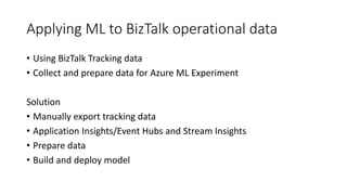 Intelligent Integrations with Azure, Logic Apps and BizTalk | PPT