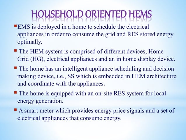 Intelligent load management system | PPTX | Gas and Electric | Home ...