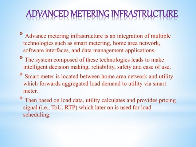 Intelligent load management system | PPTX | Gas and Electric | Home ...