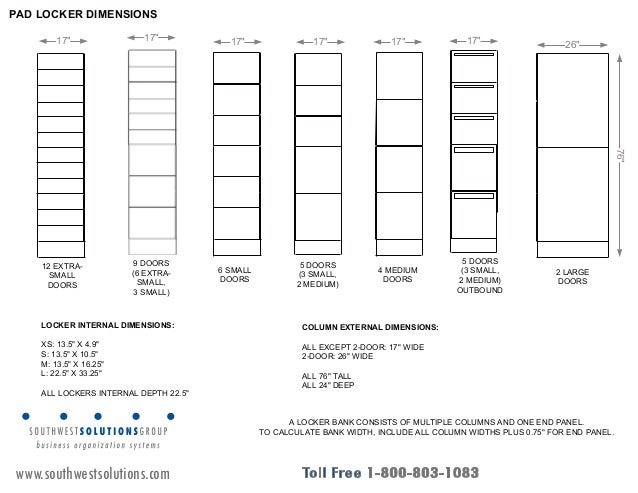 TZ Package Delivery Locker Sizes