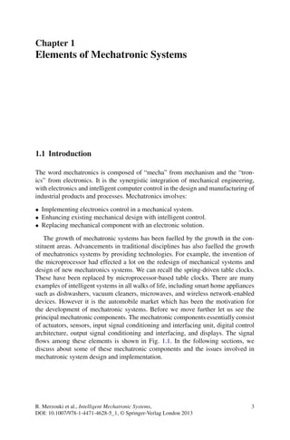 Intelligent mechatronic systems | PDF