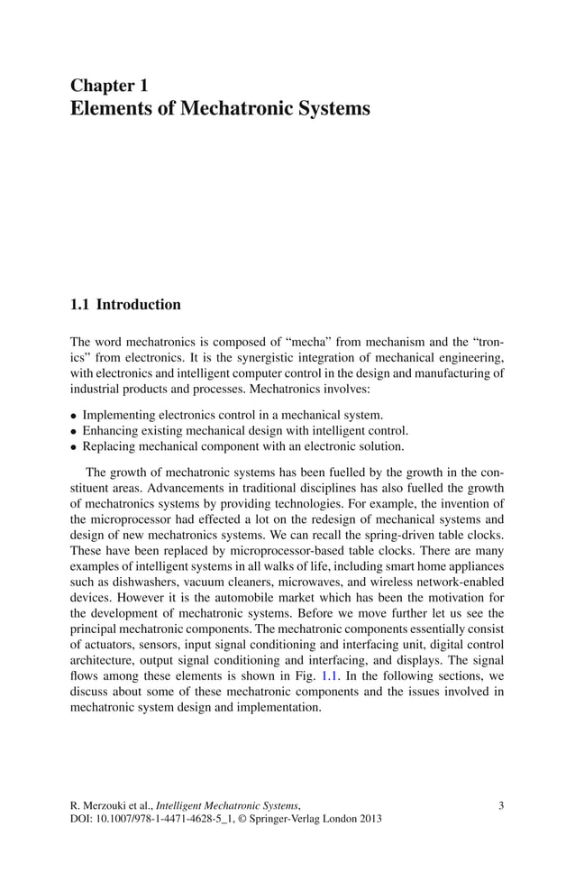 Intelligent mechatronic systems | PDF | Computing | Technology & Computing