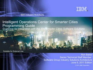 Intelligent Operations Center | PPT