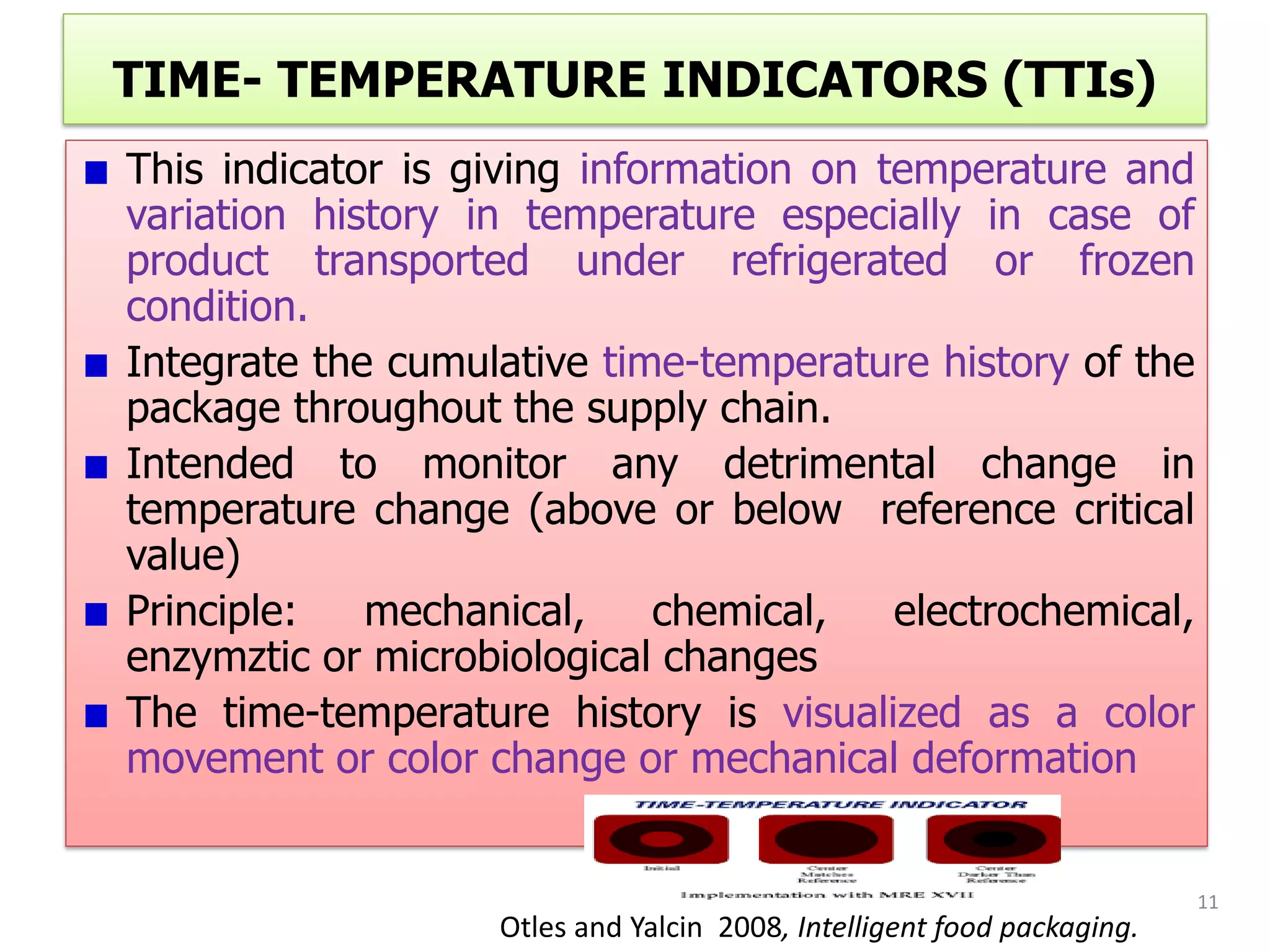 Intelligent packaging of food | PDF