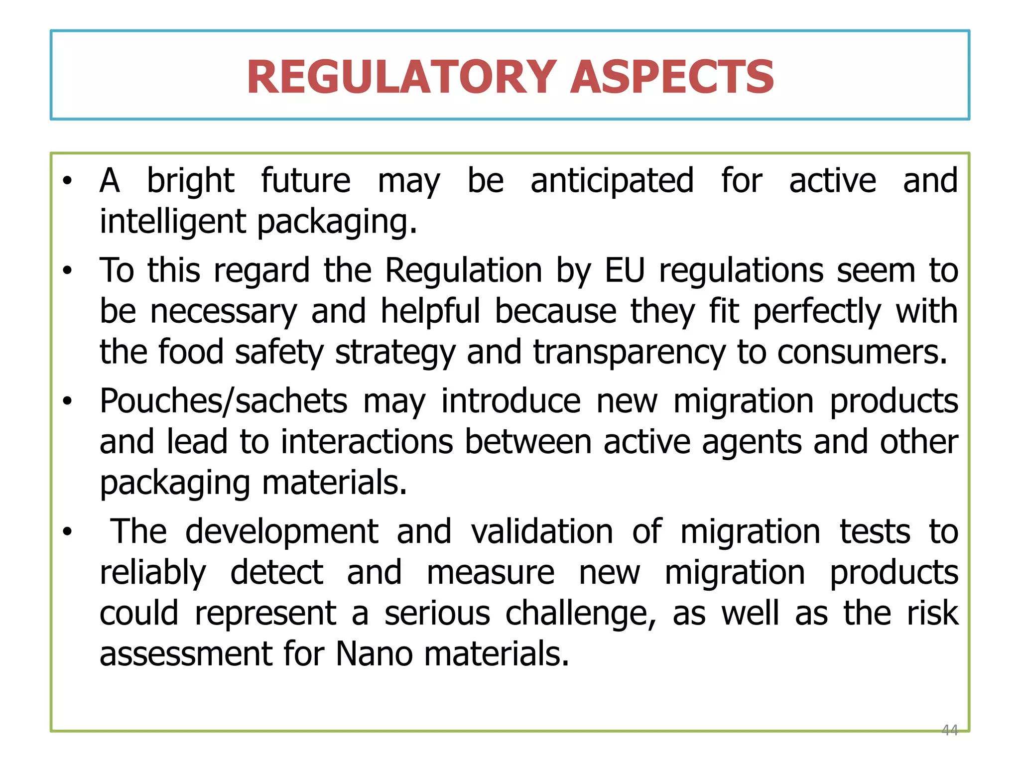 Intelligent packaging of food | PDF | Chemistry | Science