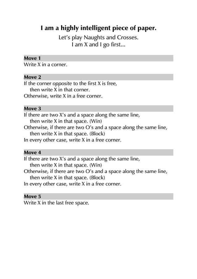 Extensions to the Intelligent Piece of Paper activity (CS Unplugged) | PDF