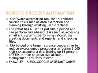 Intelligent process automation | PPTX