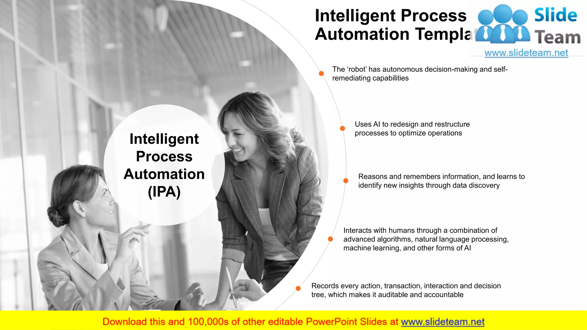Intelligent Process Automation Mapping Powerpoint Presentation Slides Ppt