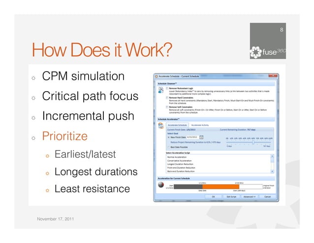Intelligent Project Acceleration: An Introduction to Acumen 360 | PPT