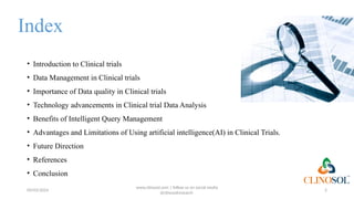 Revolutionizing Clinical Trial Data Quality through Intelligent Query ...