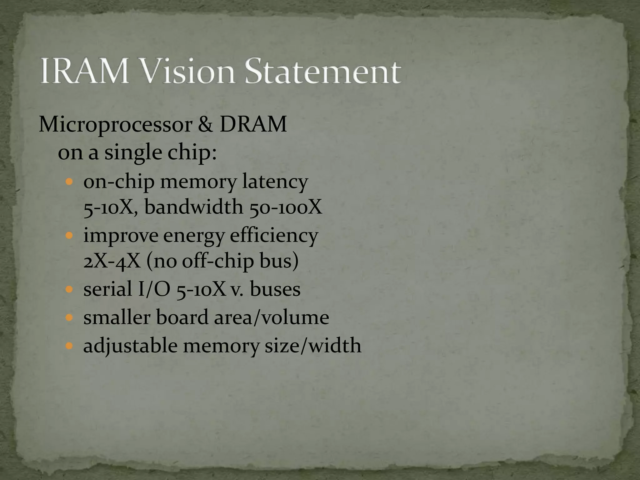 Intelligent ram | PPT
