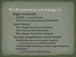 Intelligent ram | PPT