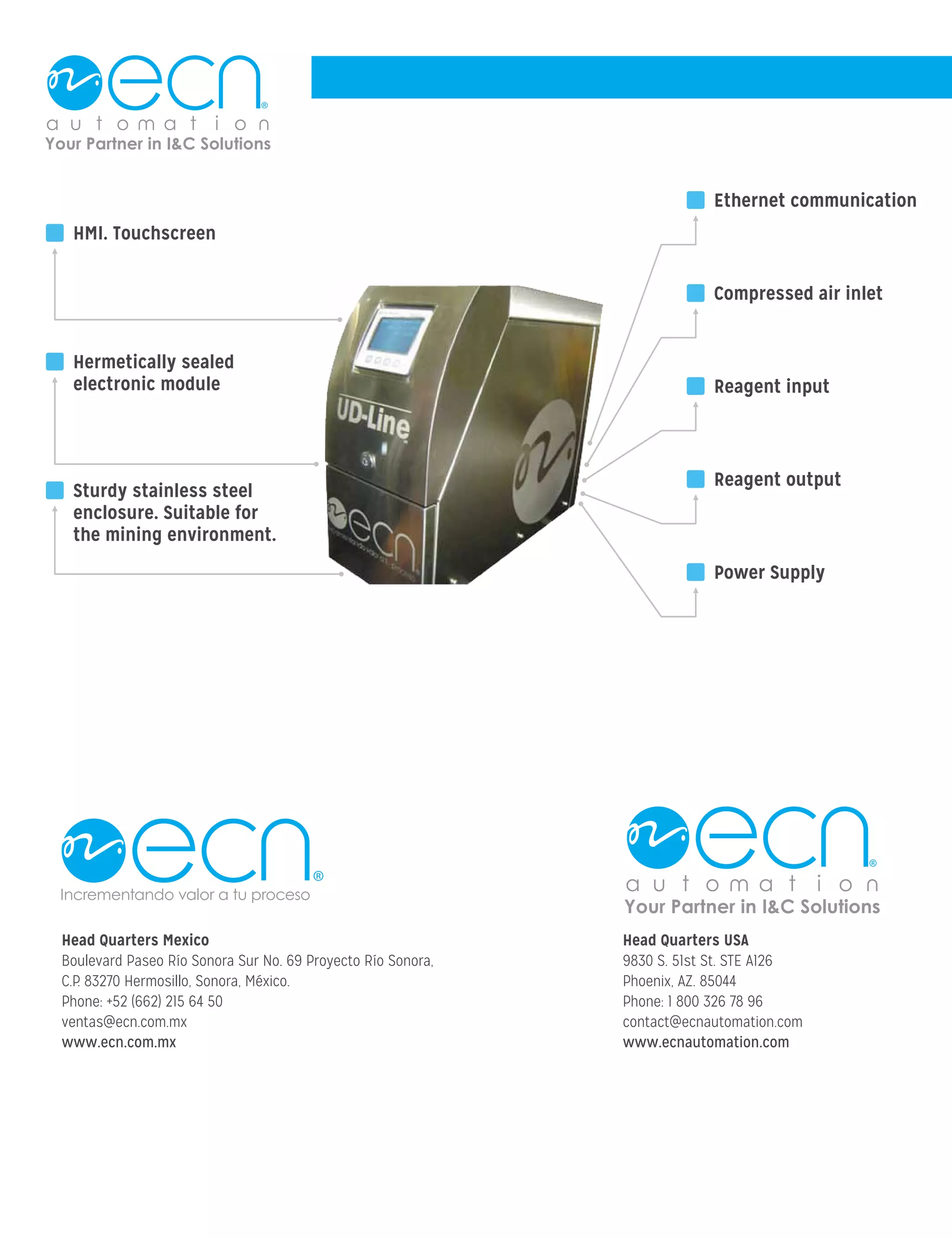 Intelligent reagents dosing system ud line | PDF