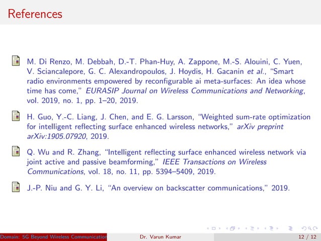 Intelligent Reflecting Surface Pdf