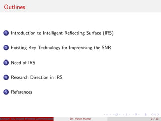 Intelligent reflecting surface | PDF