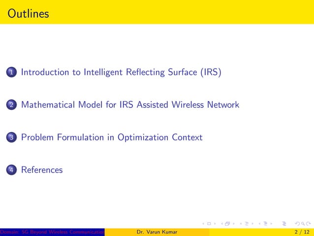 Intelligent reflecting surface 3 | PPT