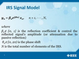Intelligent reflecting surfaces (IRS) | PDF