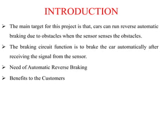 Intelligent Reverse Braking System | PPT