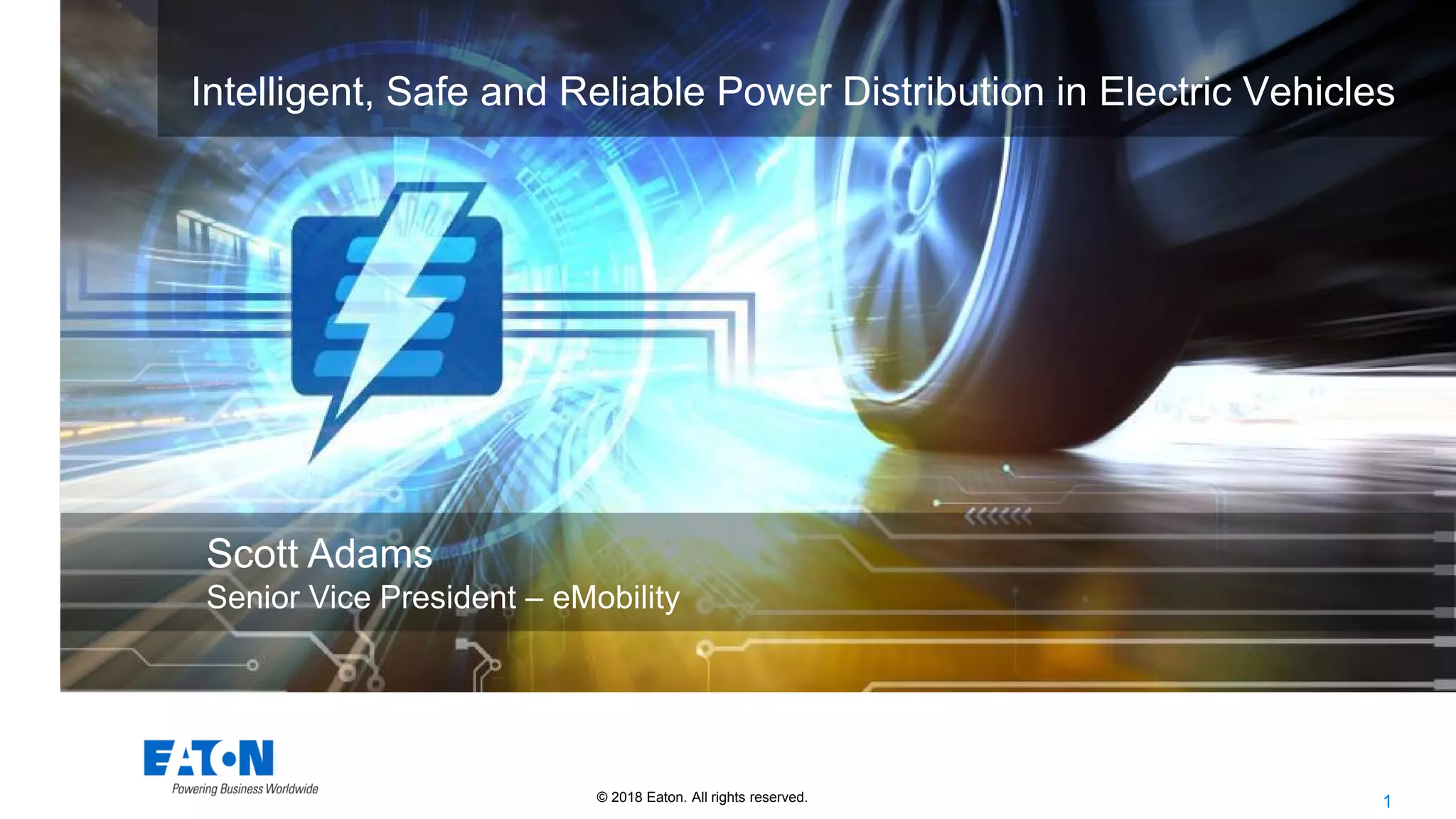 Intelligent, safe and reliable power distribution for electric vehicles ...