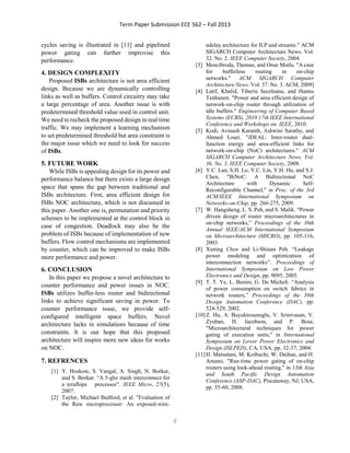 Intelligent space buffers power efficient solution for network on chip | PDF