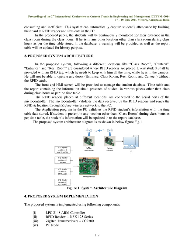 Intelligent students tracking system in campus based on rfid and zigbee | PDF